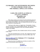 Don Samuel's Books & Publications | Garland, Samuel, & Loeb Law